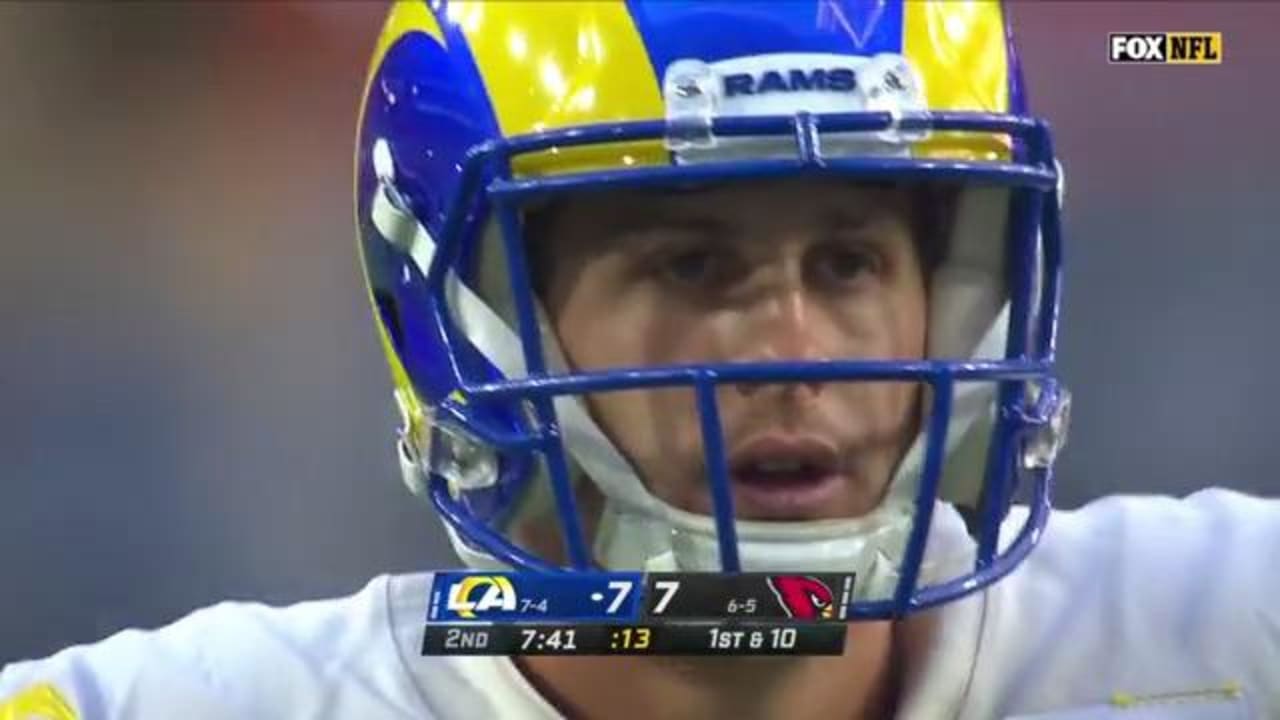 Rams wide receiver Josh Reynolds reaches down for a stellar scooping grab