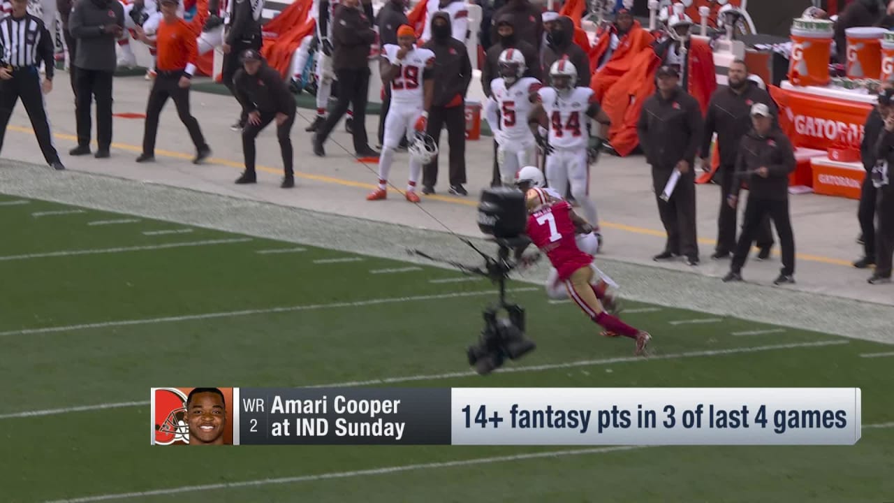 Better Week 7 flex: Cleveland Browns wide receiver Amari Cooper or ...