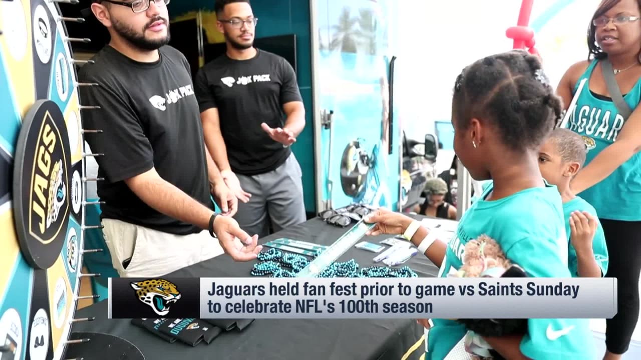 Jaguars hold fan fest to celebrate NFL's 100th season
