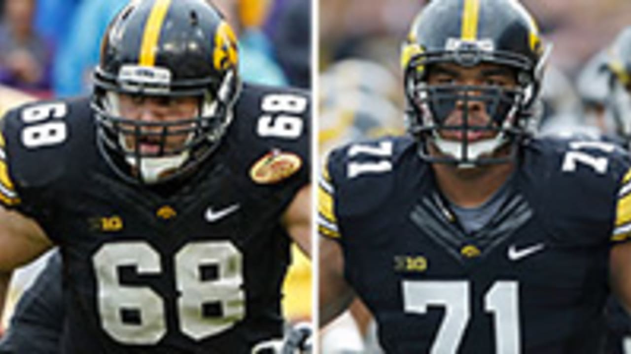 Iowa OL Brandon Scherff wins punt-fielding contest