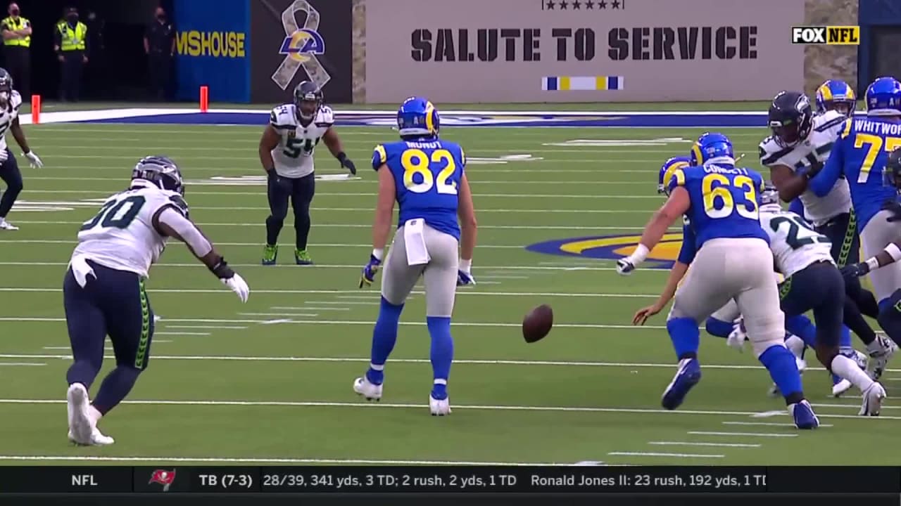 Seattle Seahawks safety Jamal Adams strip-sacks Los Angeles Rams ...