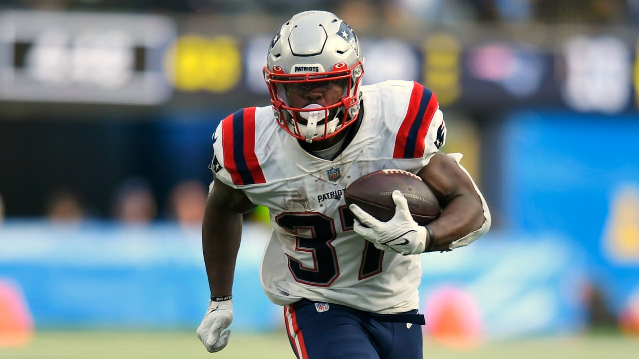 New England Patriots running back Damien Harris' best runs from win vs ...