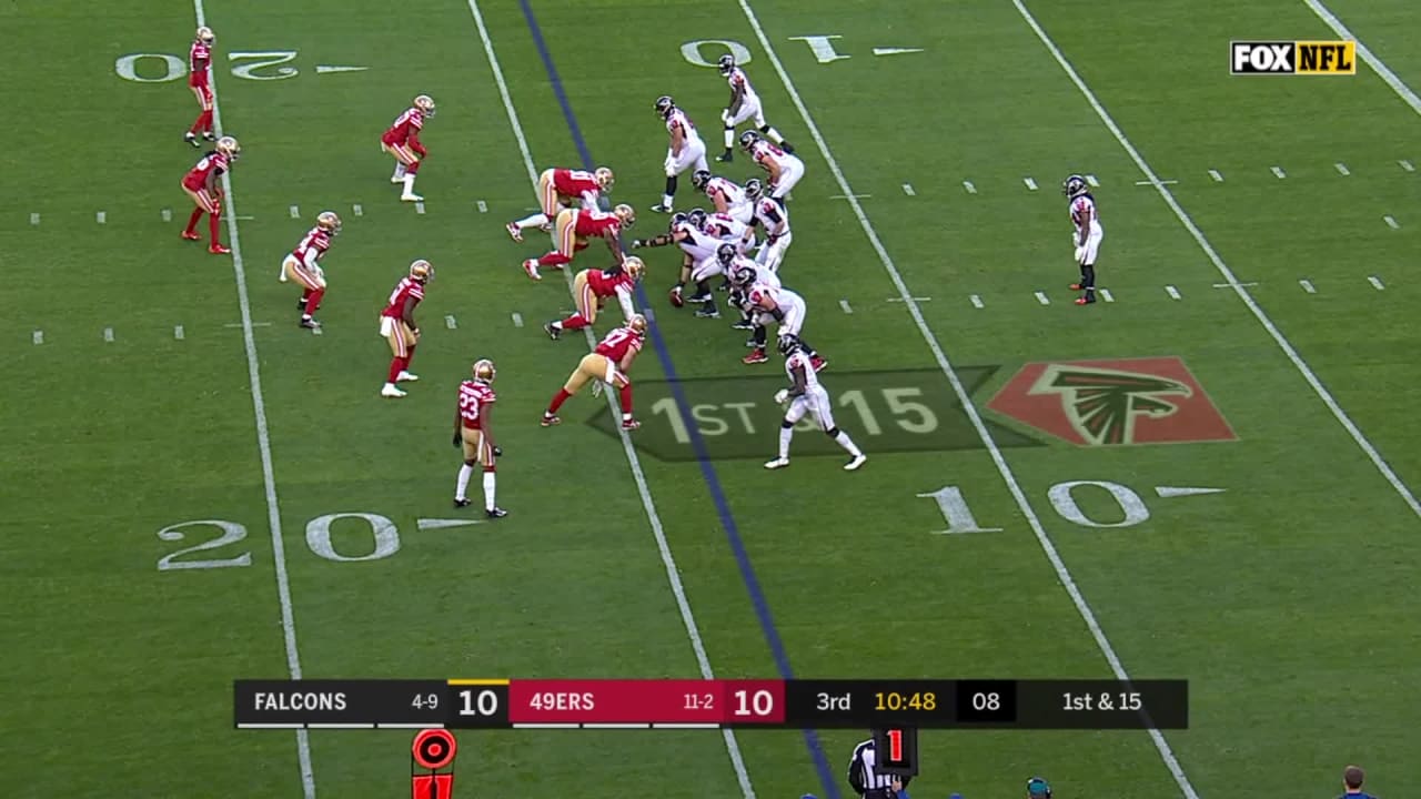 Sheldon Day ENGULFS Matt Ryan for sack
