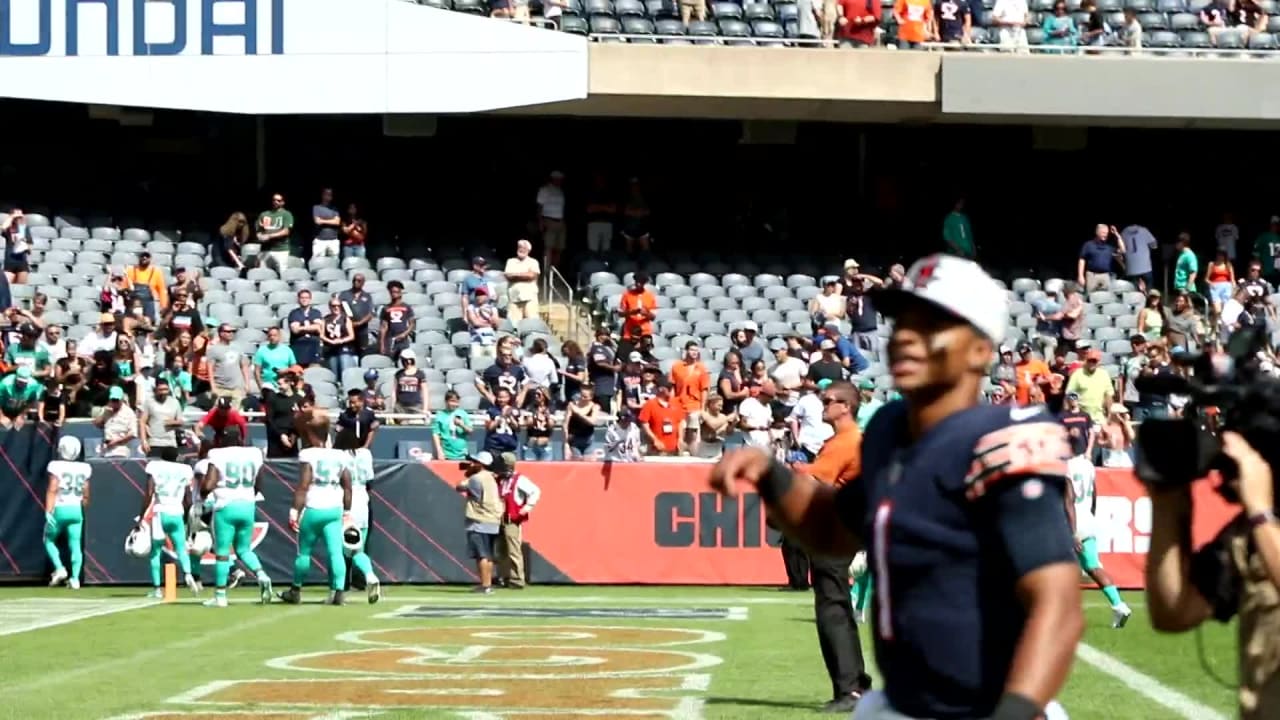 Field view: Chicago Bears rookie quarterback Justin Fields hyped coming ...