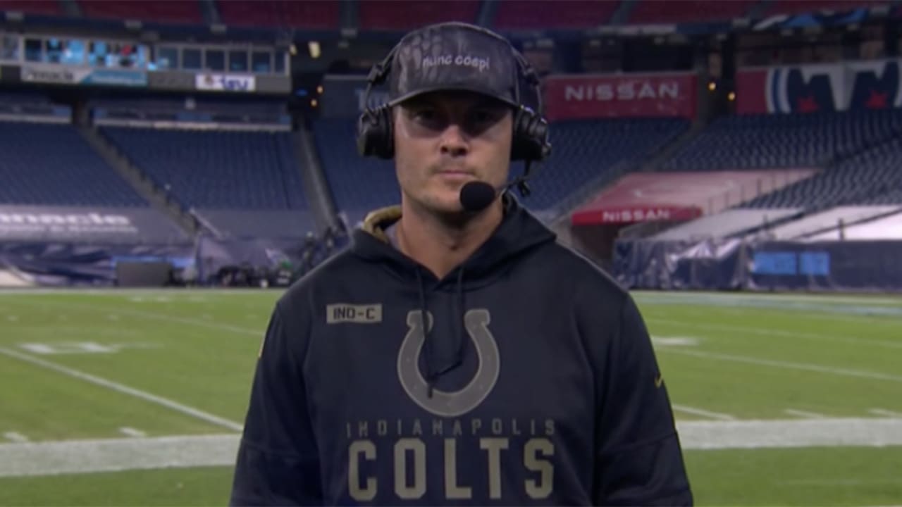Indianapolis Colts quarterback Philip Rivers reacts to passing Dan ...