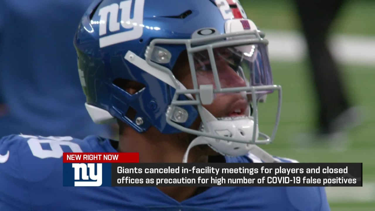NFL Network's Mike Garafolo: New York Giants canceled in-facility meetings, closed offices as ...