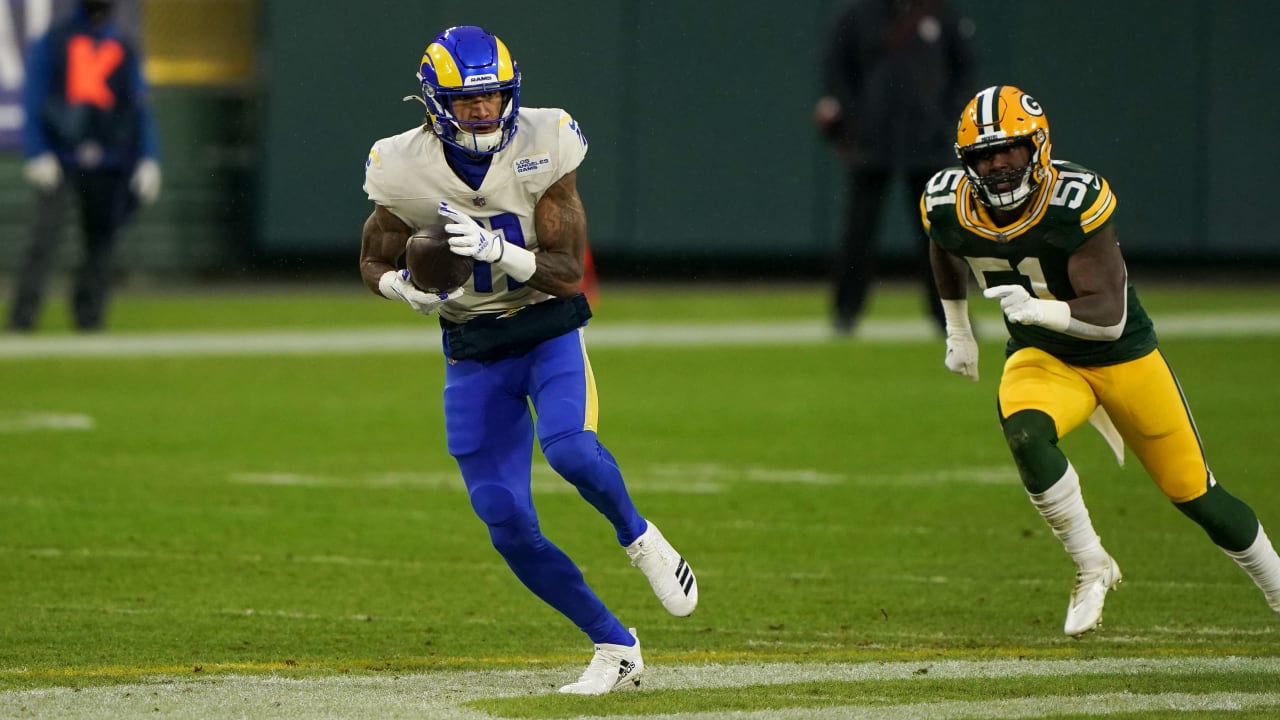 Los Angeles Rams quarterback Jared Goff rips it to wide receiver Josh ...