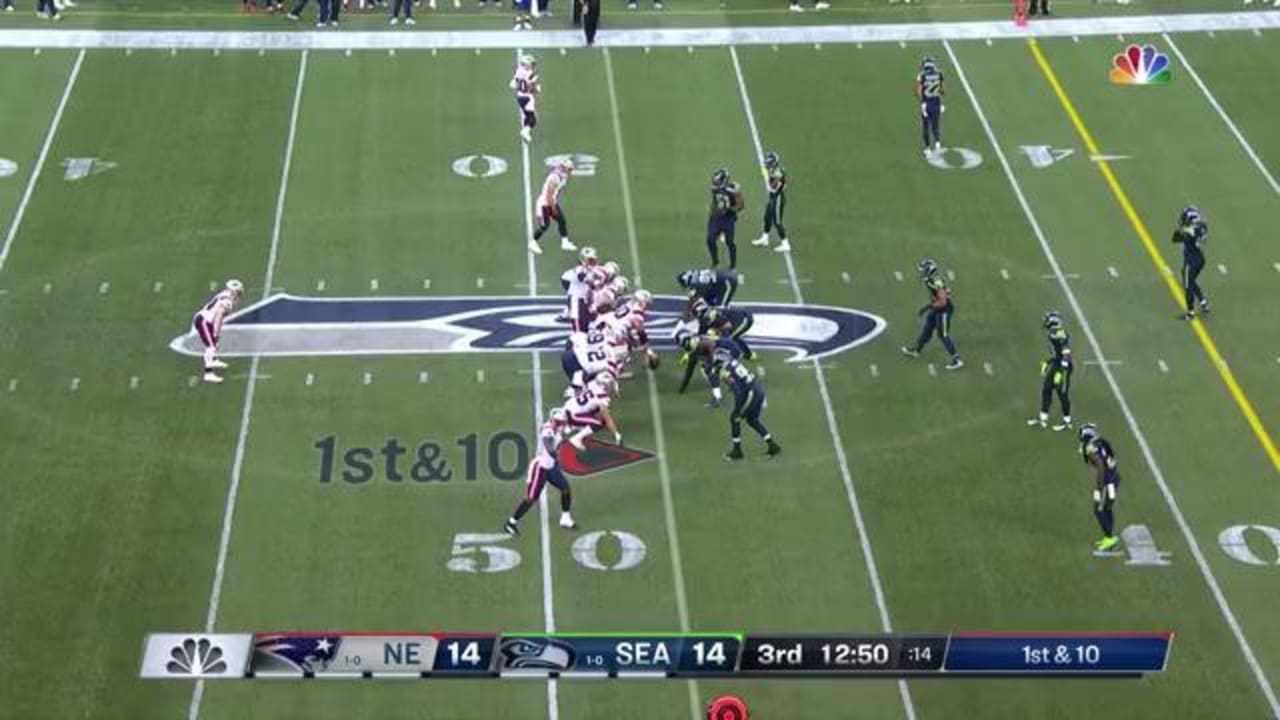 New England Patriots wide receiver Julian Edelman beats Seattle ...