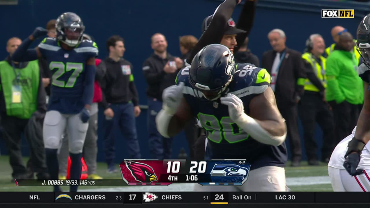 Seattle Seahawks defensive tackle Jarran Reed ices Seahawks' win with ...