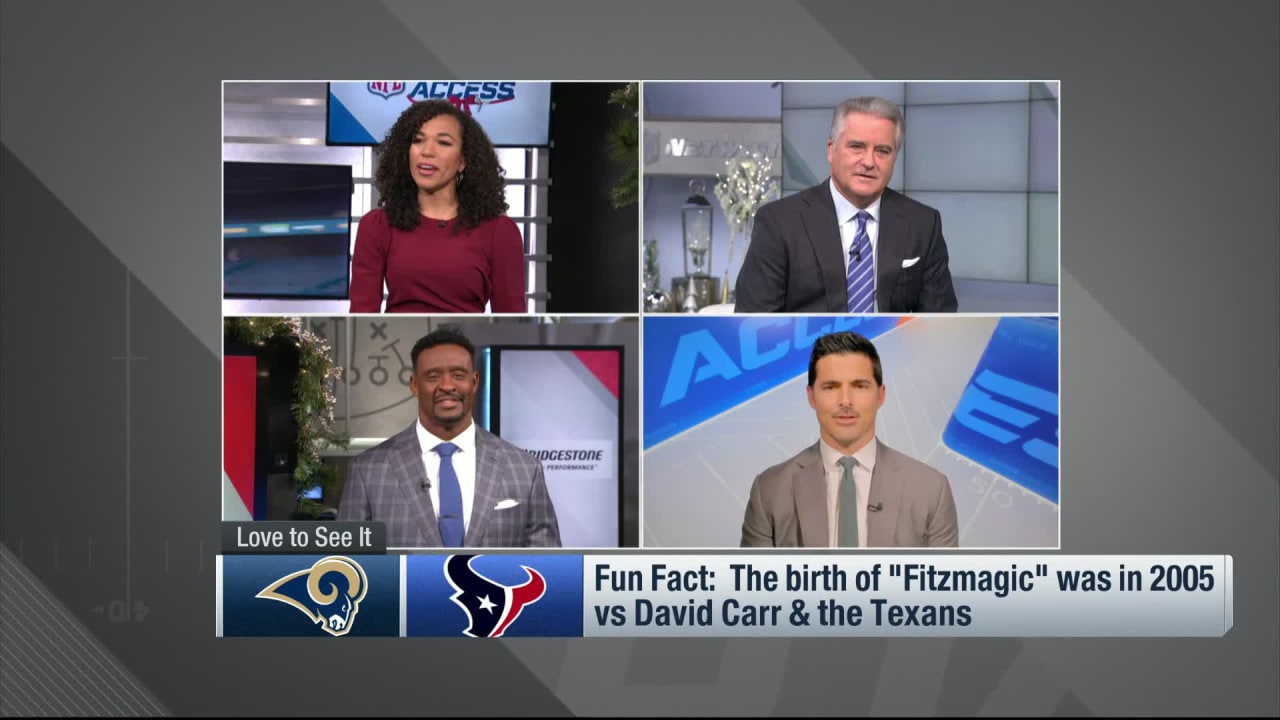NFL Network's David Carr recalls the first time he witnessed FitzMagic ...