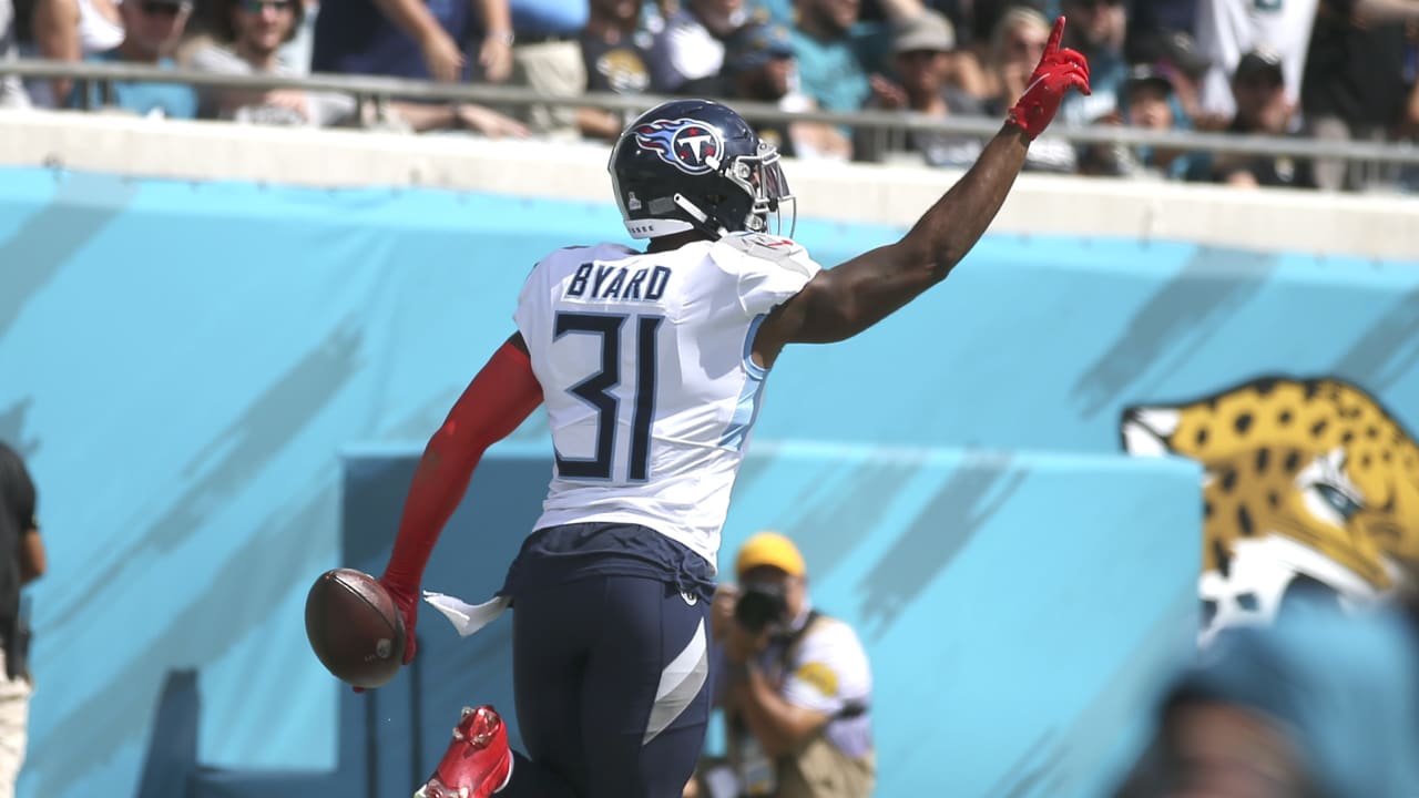 Tennessee Titans defensive back Kevin Byard scoops up Jacksonville ...