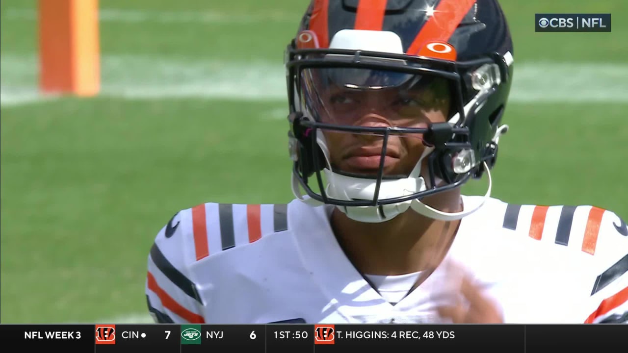Houston Texans safety rookie Jalen Pitre absorbs Fields' pass for his ...