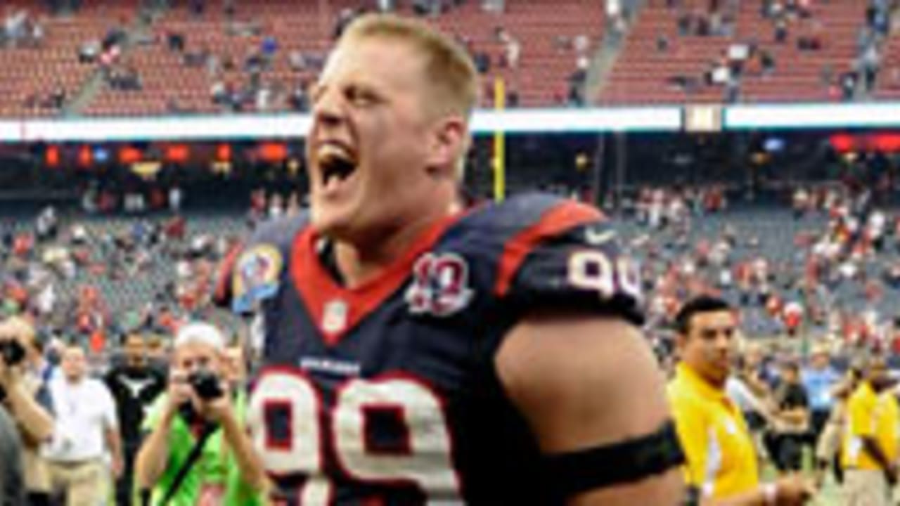 J.J. Watt ties sack lead, eyes Michael Strahan's record