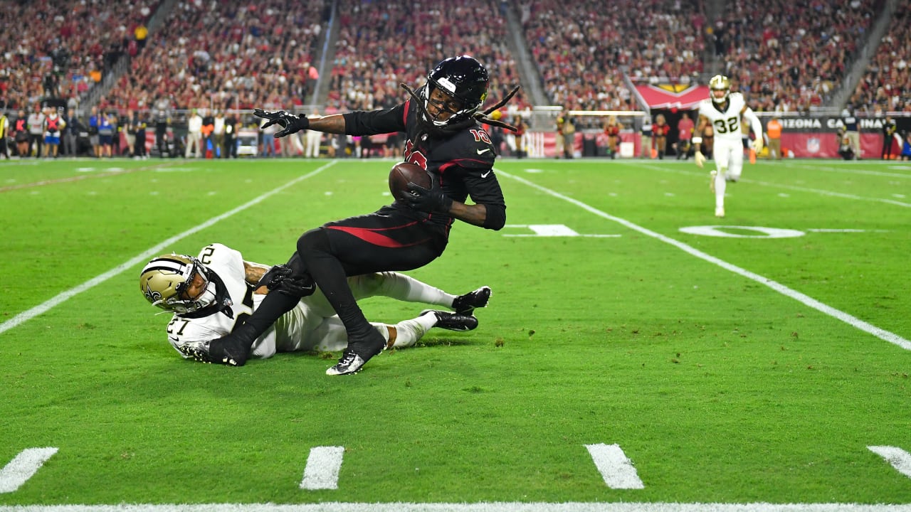 Arizona Cardinals quarterback Kyler Murray has all day to throw on a 17 ...