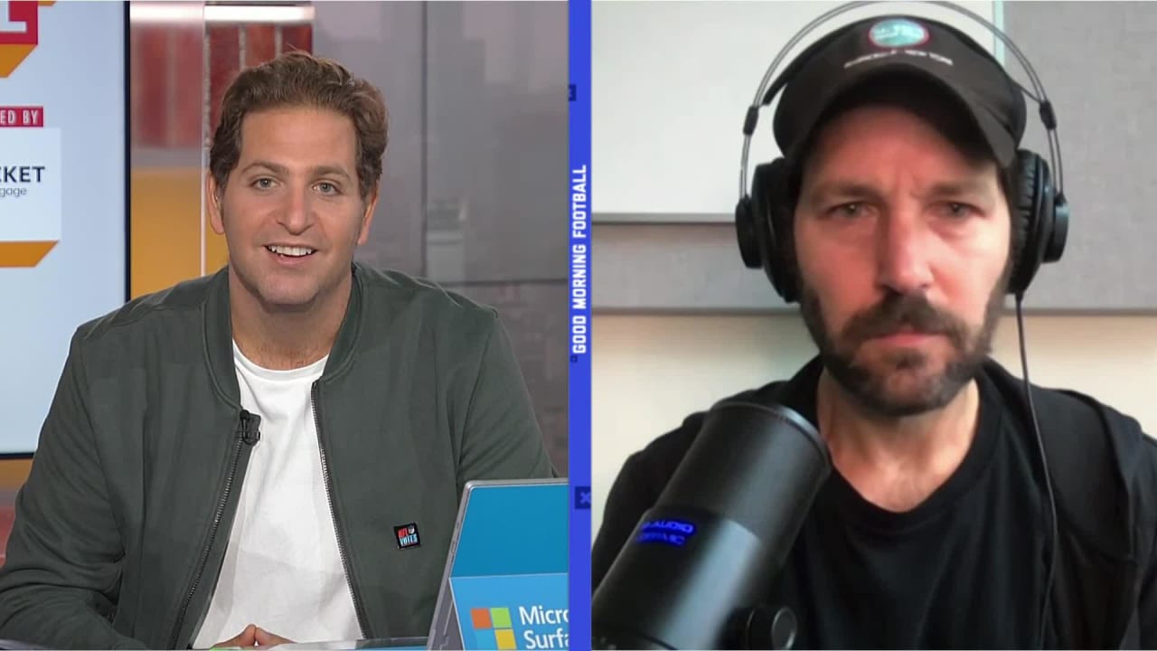 Actor Paul Rudd surprises 'Good Morning Football' to celebrate their 1 ...