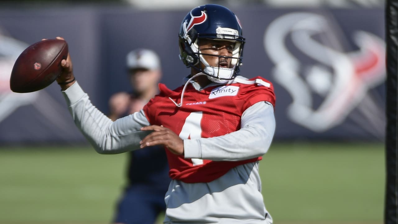 Deshaun Watson Participates In Texans First Training Camp Practice