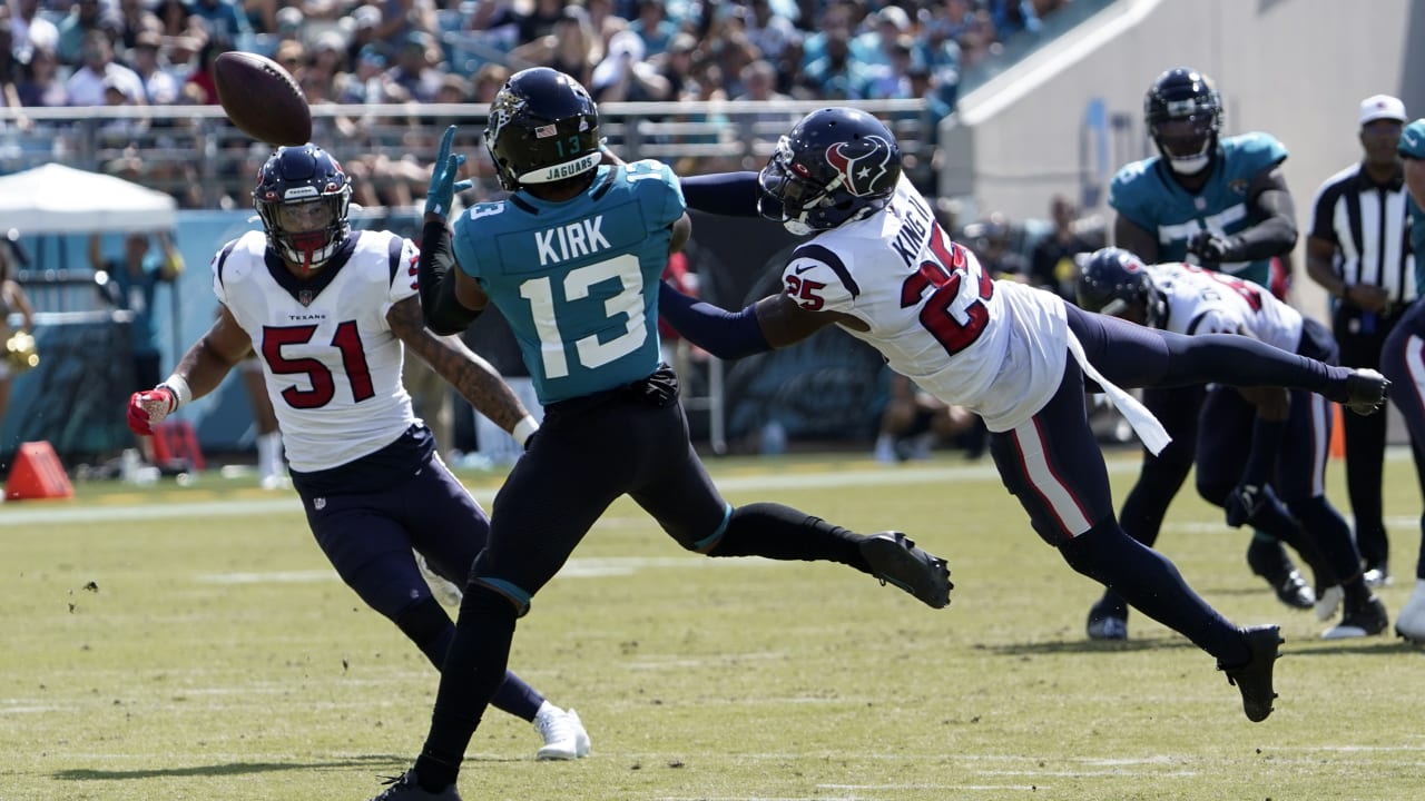 Houston Texans defensive back Desmond King ices Texans first win with ...