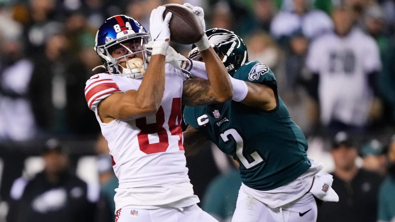 New York Giants wide receiver Marcus Johnson's high-point catch caps ...