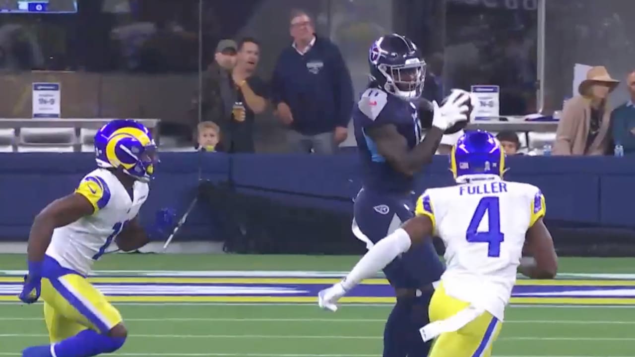 Tennessee Titans wide receiver A.J. Brown creates separation vs. Los ...