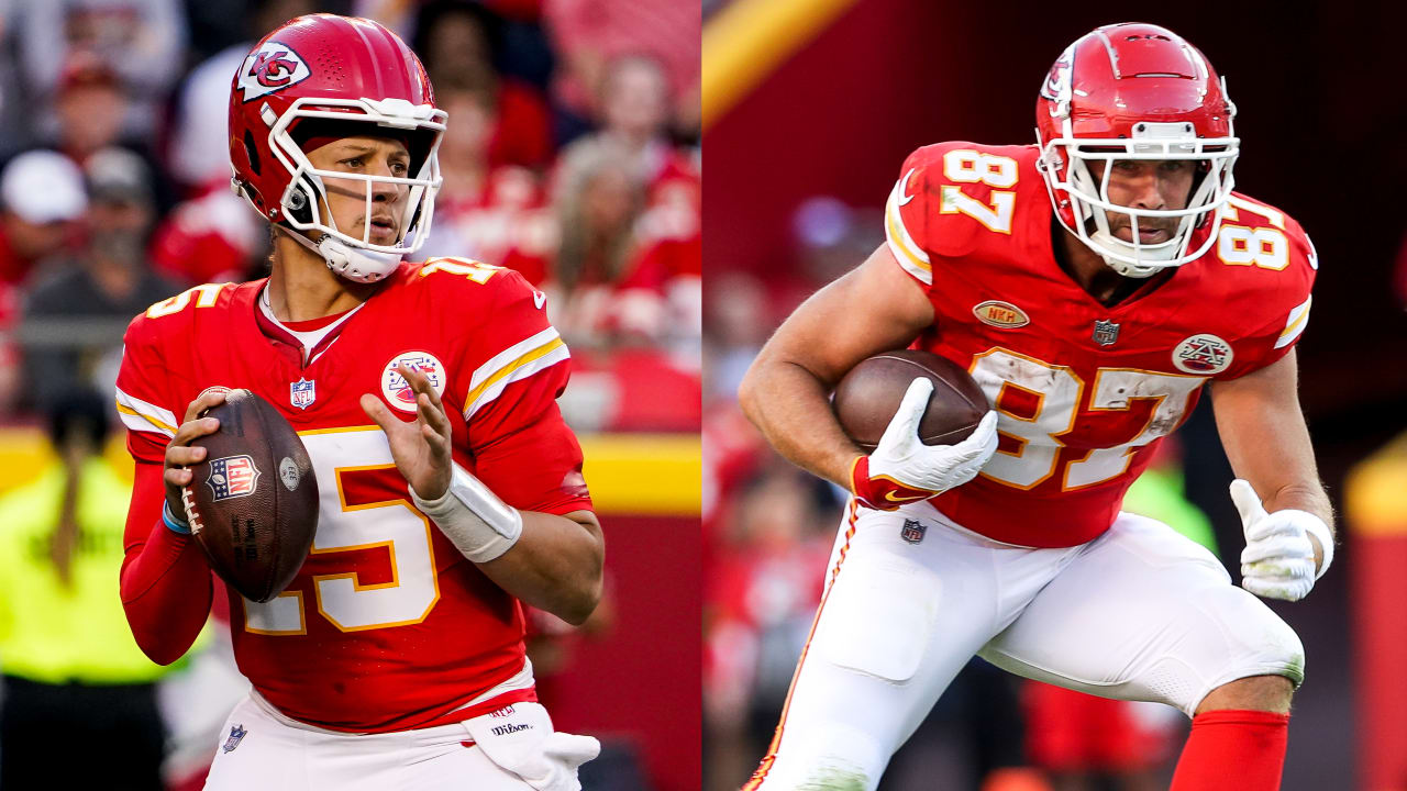 NFL stats and records, Week 7: Chiefs QB Patrick Mahomes, TE Travis ...