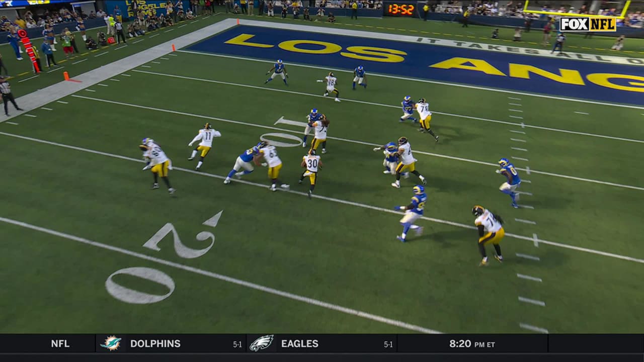 Pittsburgh Steelers running back Jaylen Warren's first touchdown of ...