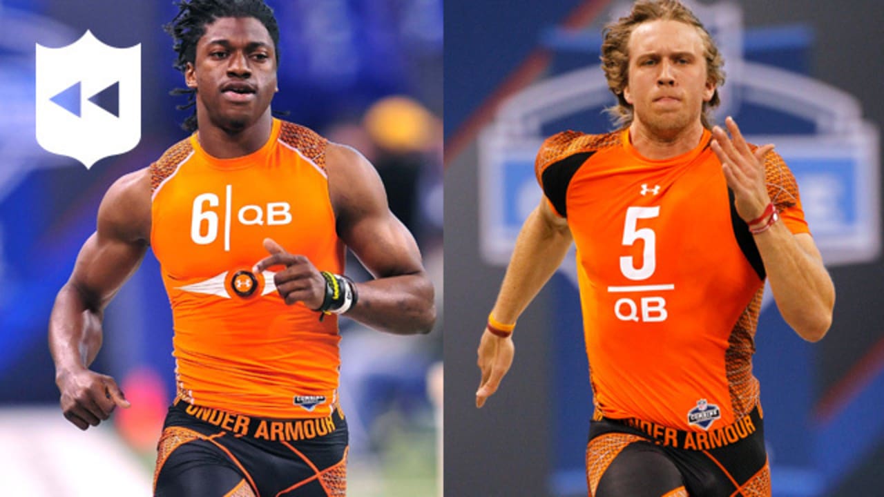 Robert Griffin III (4.41), Nick Foles (5.14) run 40-yard dash | This ...