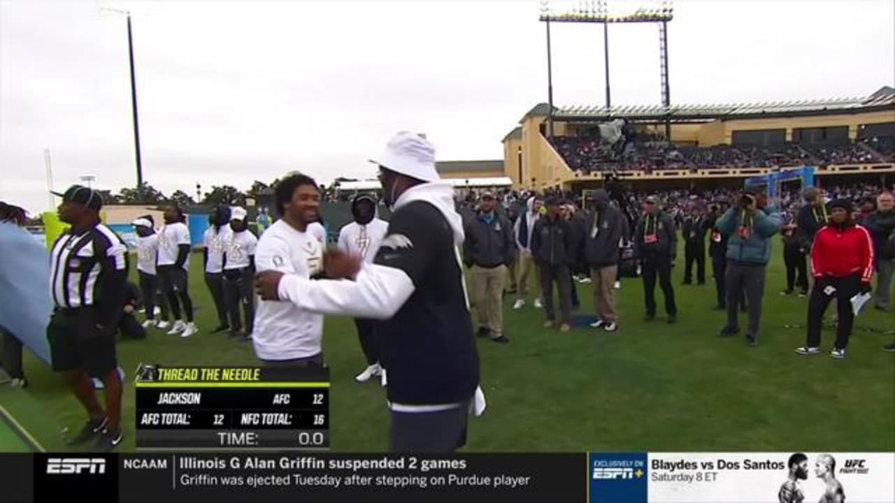 Lamar tests Darius Slay, Eddie Jackson in 'Thread the Needle' | 2020 ...