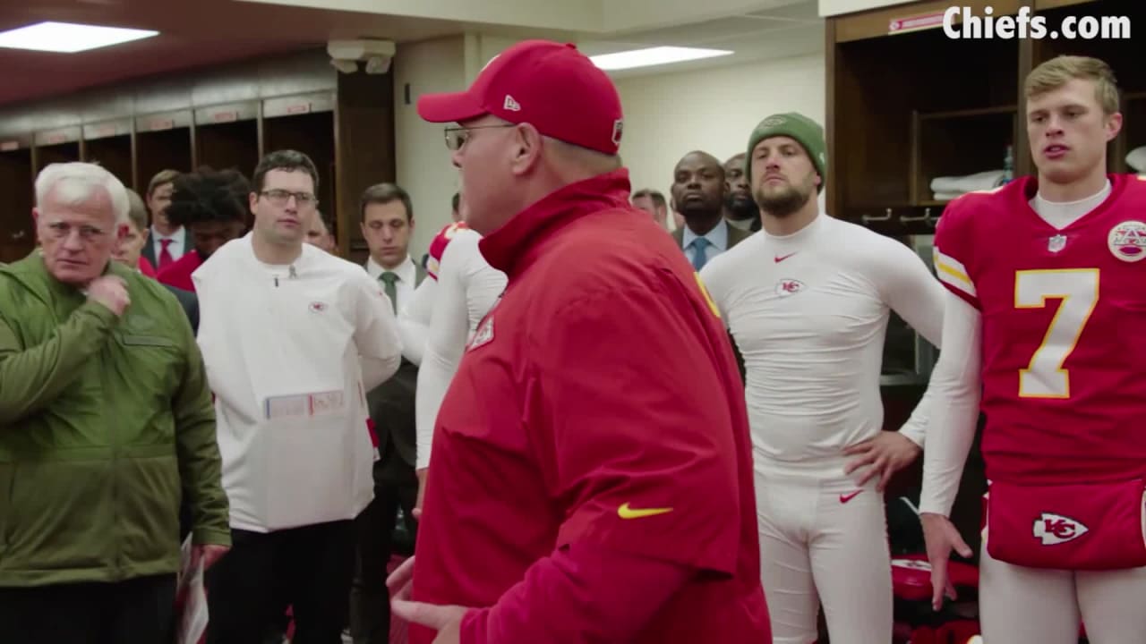Head coach Andy Reid congratulates Kansas City Chiefs on double-digit ...