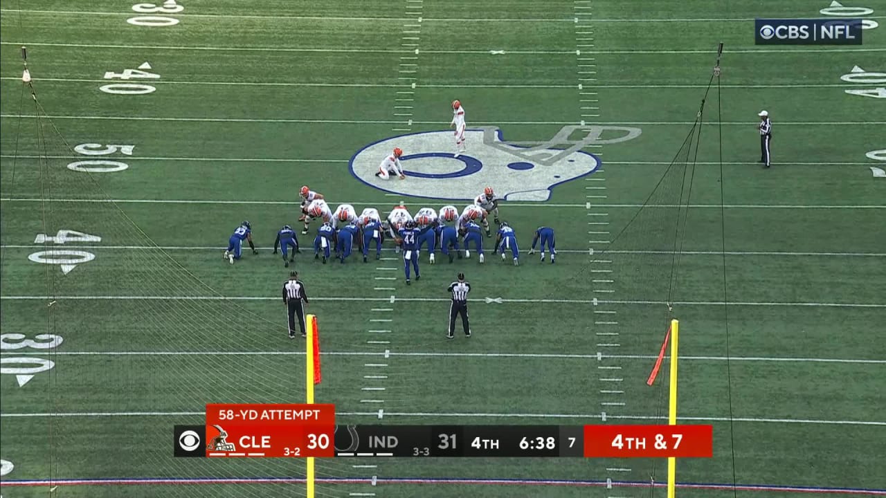 Cleveland Browns kicker Dustin Hopkins' 58-yard FG gives Browns lead ...
