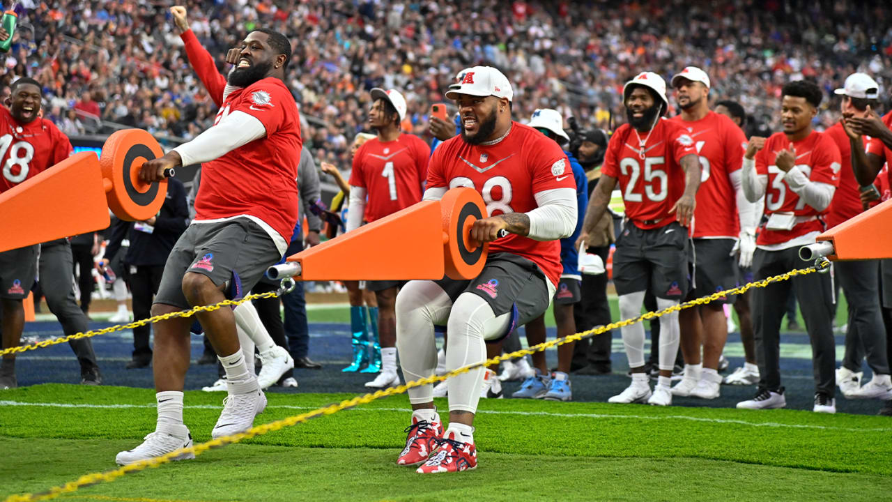AFC wins inaugural Move the Chains competition at Pro Bowl Games