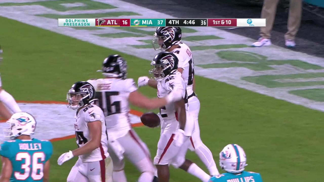 Outstanding blocking ends in untouched 30-yard touchdown for Atlanta ...