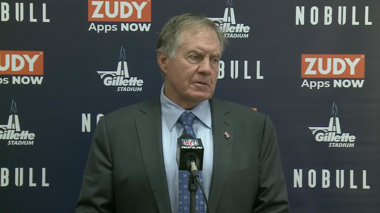 New England Patriots head coach Bill Belichick on being tied for second ...
