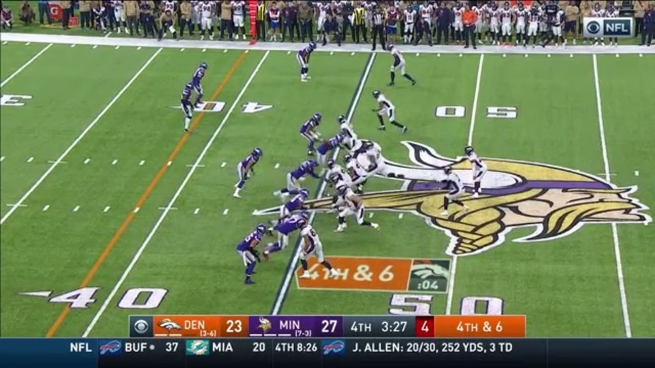 Brandon Allen tosses clutch fourth-down completion to Fant