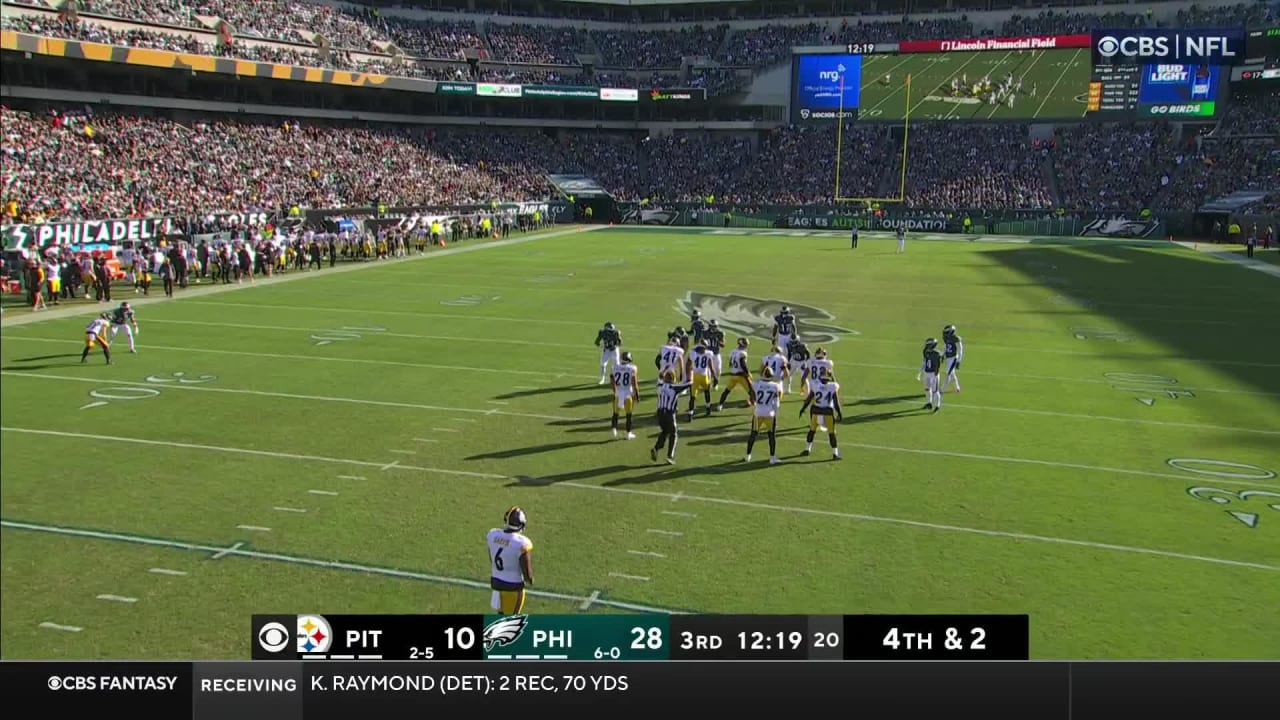 Pittsburgh Steelers convert fourth down with fake-punt direct snap to ...