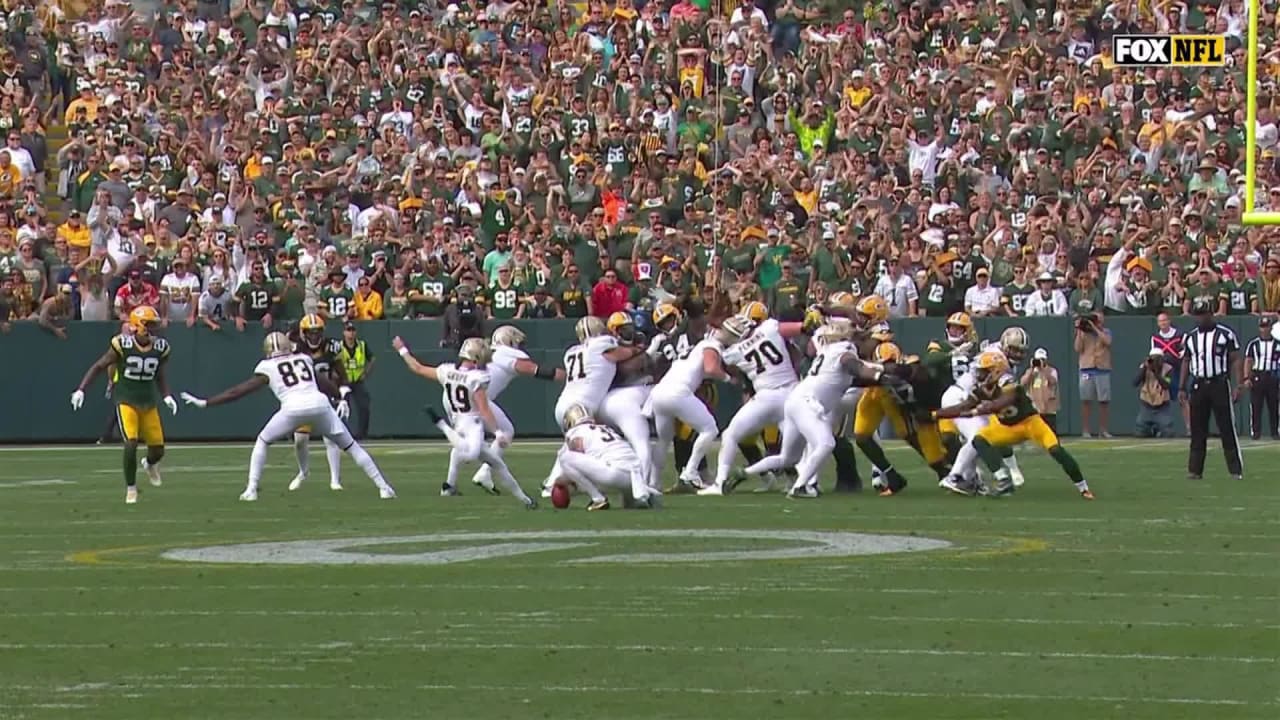New Orleans Saints kicker Blake Grupe's 46-yard FG sails wide right to ...