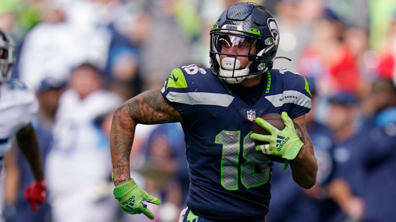 Seattle Seahawks wide receiver Freddie Swain could not be more open on ...