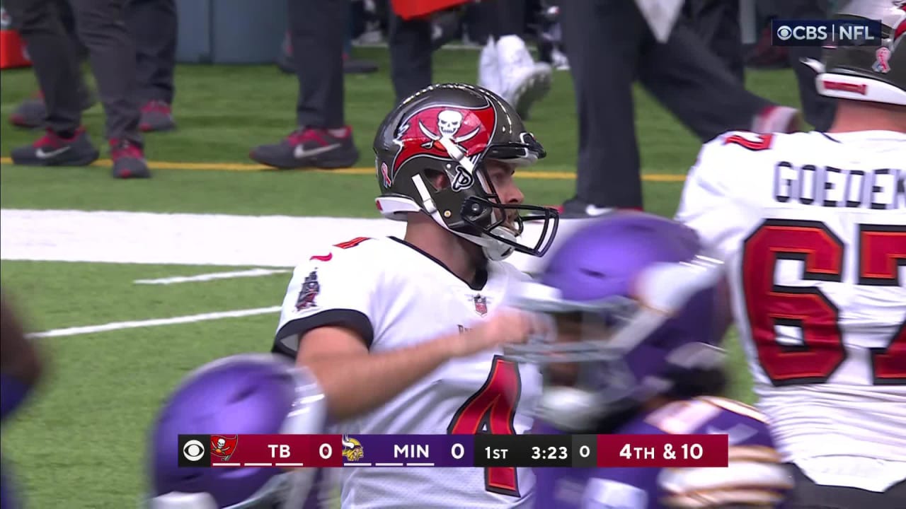 Tampa Bay Buccaneers kicker Chase McLaughlin opens scoring with 36-yard ...