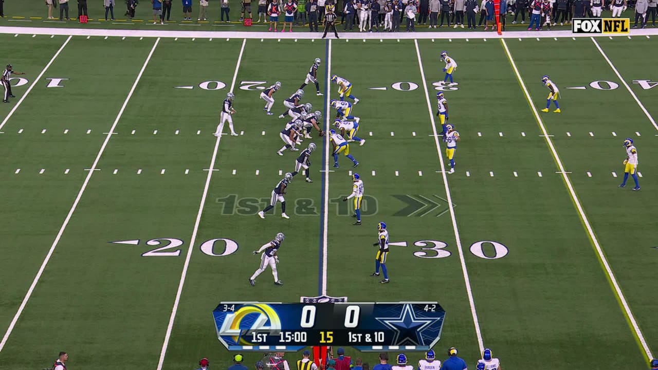 Los Angeles Rams defensive end Michael Hoecht takes down Dallas Cowboys ...