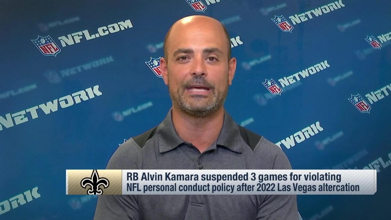 NFL Network Insider Mike Garafolo: New Orleans Saints running back Alvin Kamara suspended first ...