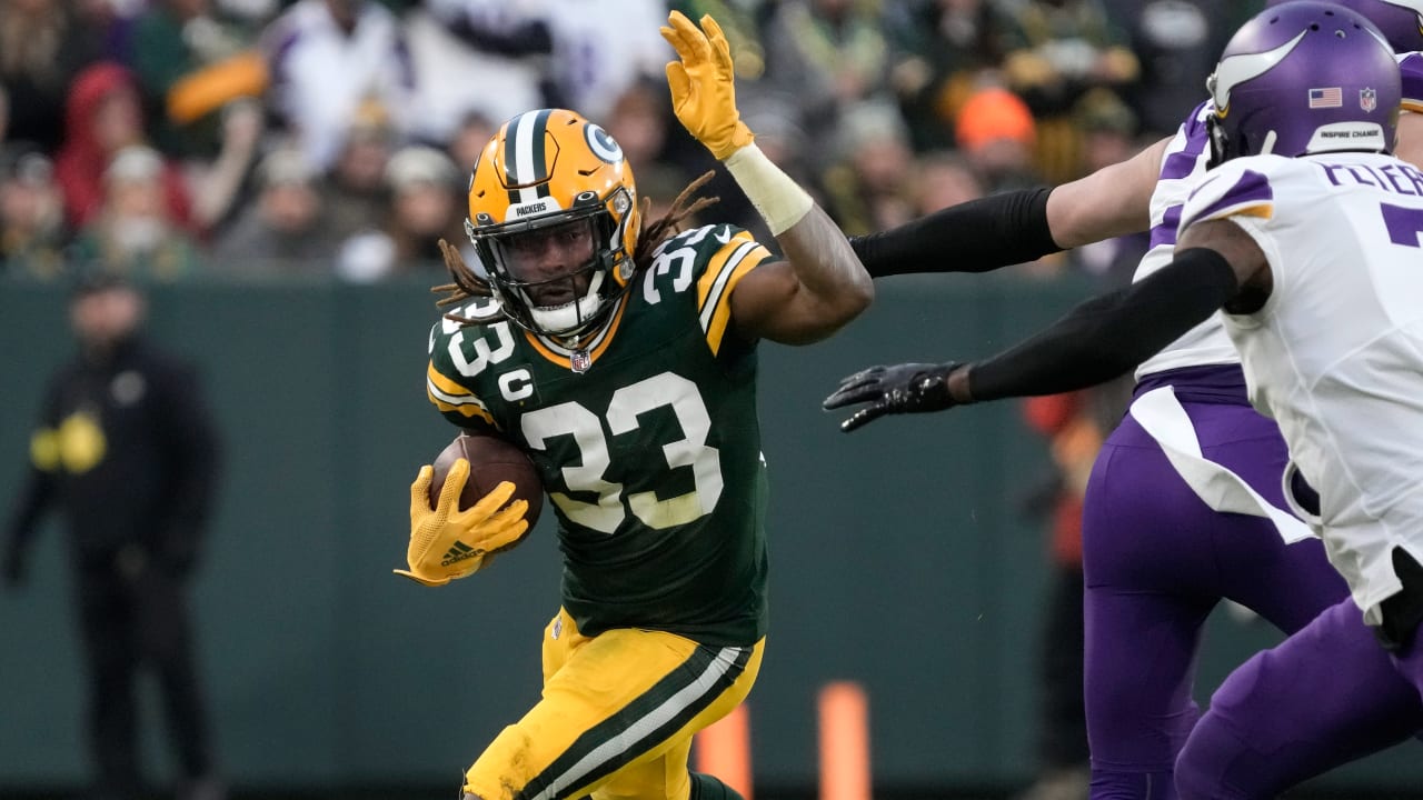 Green Bay Packers running back Aaron Jones' best runs from 111-yard ...
