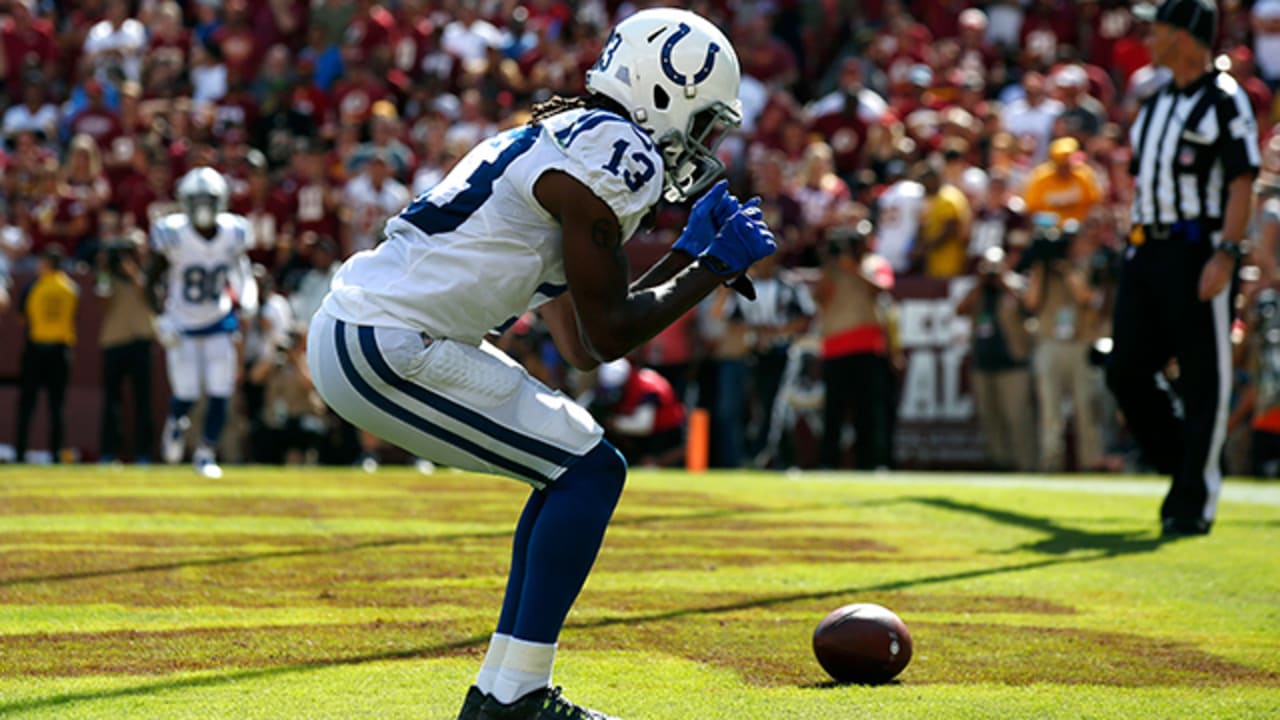 T.Y. Hilton sneaks past Redskins secondary for quick TD
