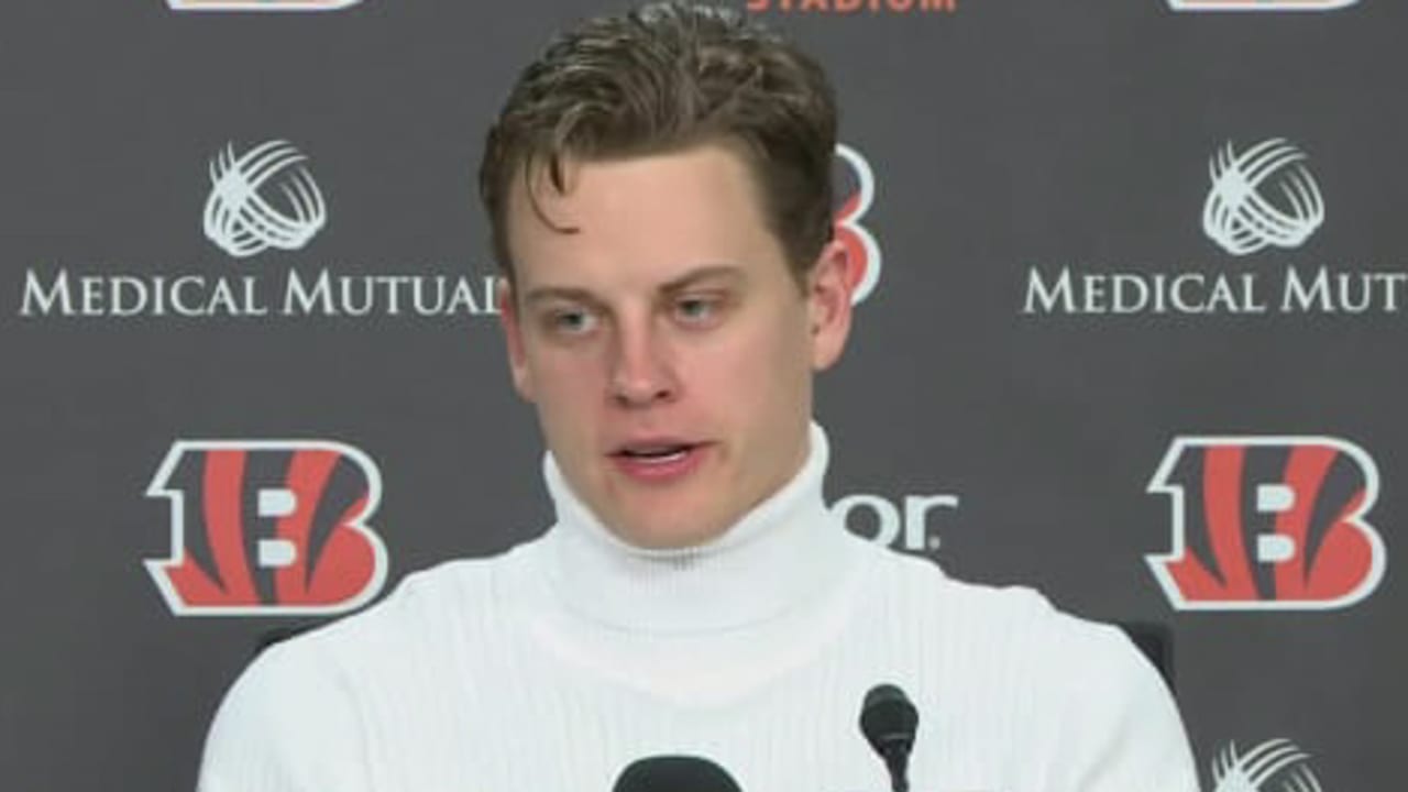 Cincinnati Bengals quarterback Joe Burrow on Bengals window for ...