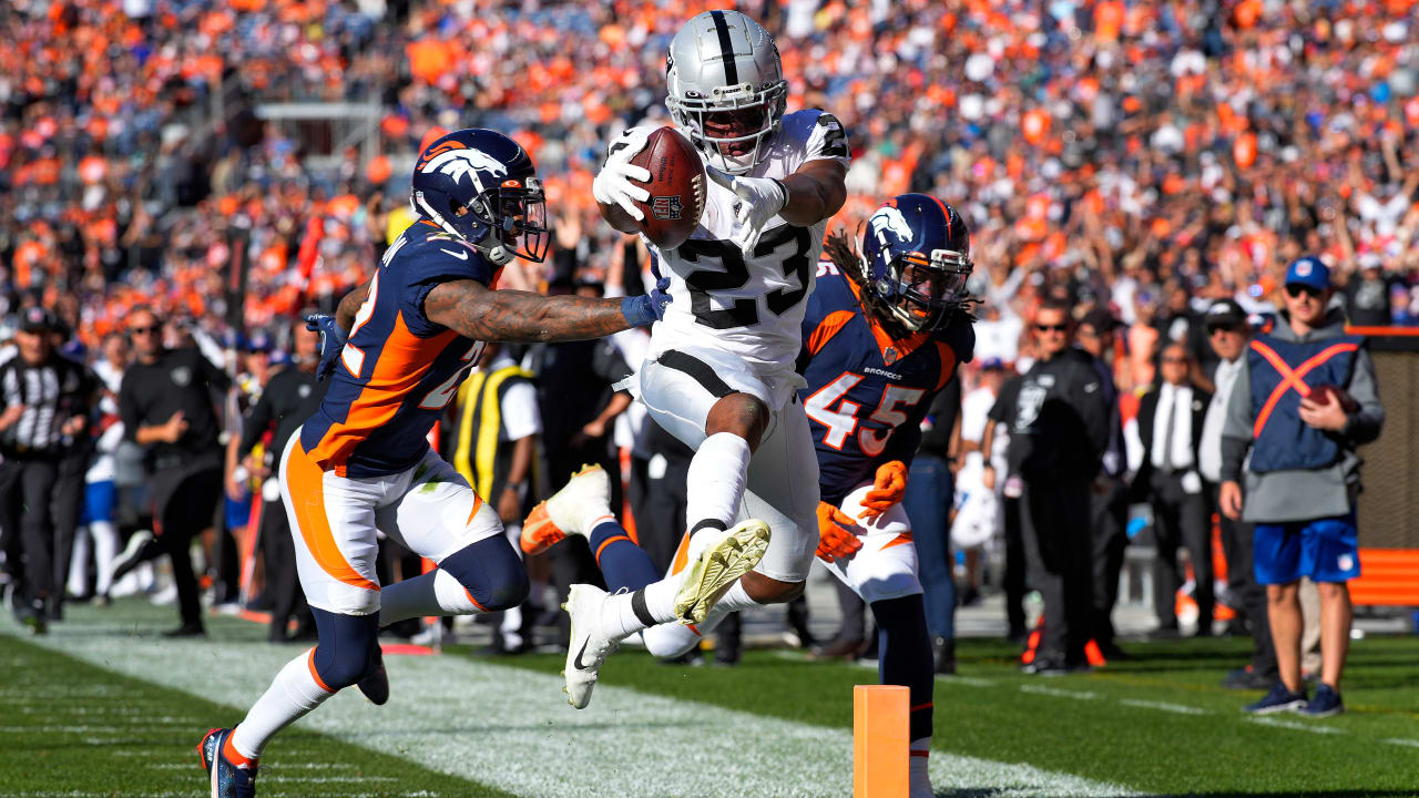 Las Vegas Raiders running back Kenyan Drake breaks loose for second TD ...