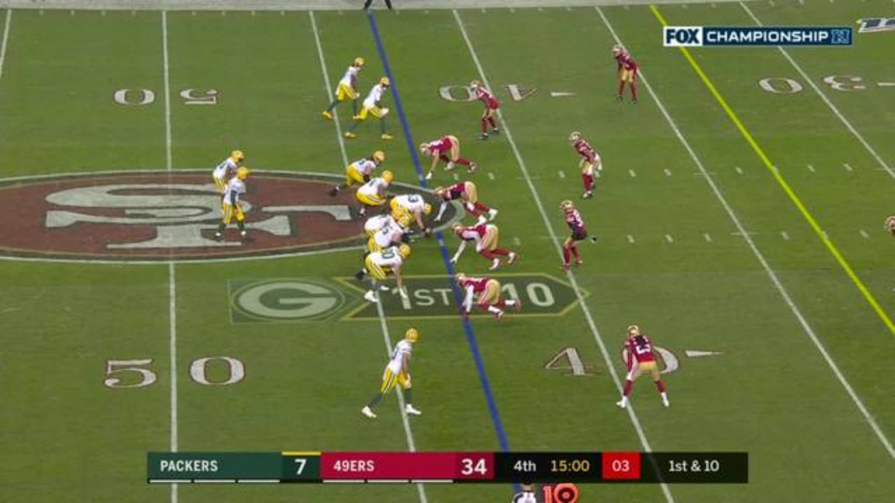 Aaron Rodgers uncorks 43-yard strike to Jimmy Graham up the seam