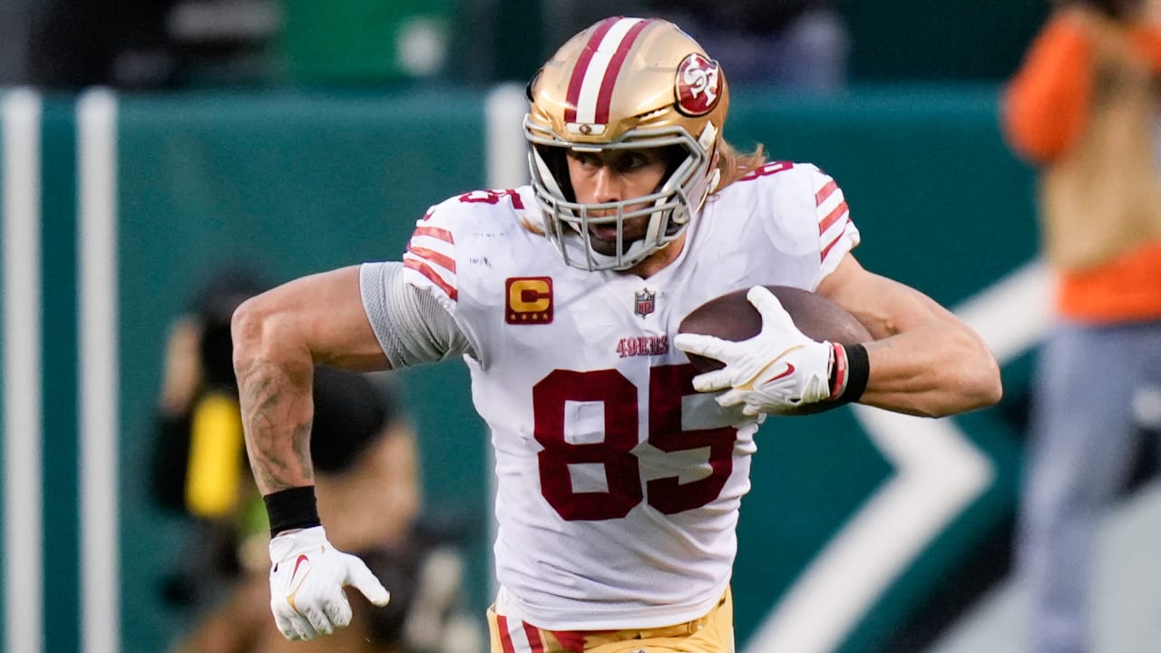 San Francisco 49ers tight end George Kittle's wicked spin-dig route ...