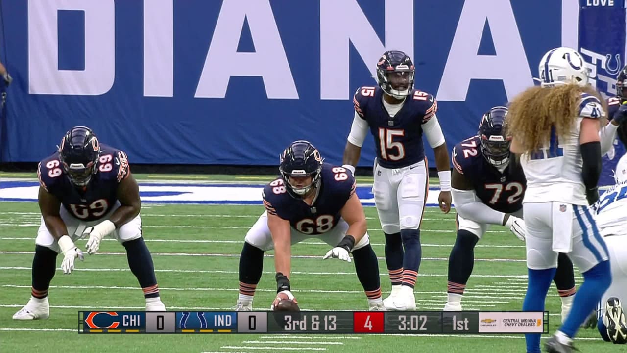 Indianapolis Colts linebacker Grant Stuard takes down Chicago Bears ...