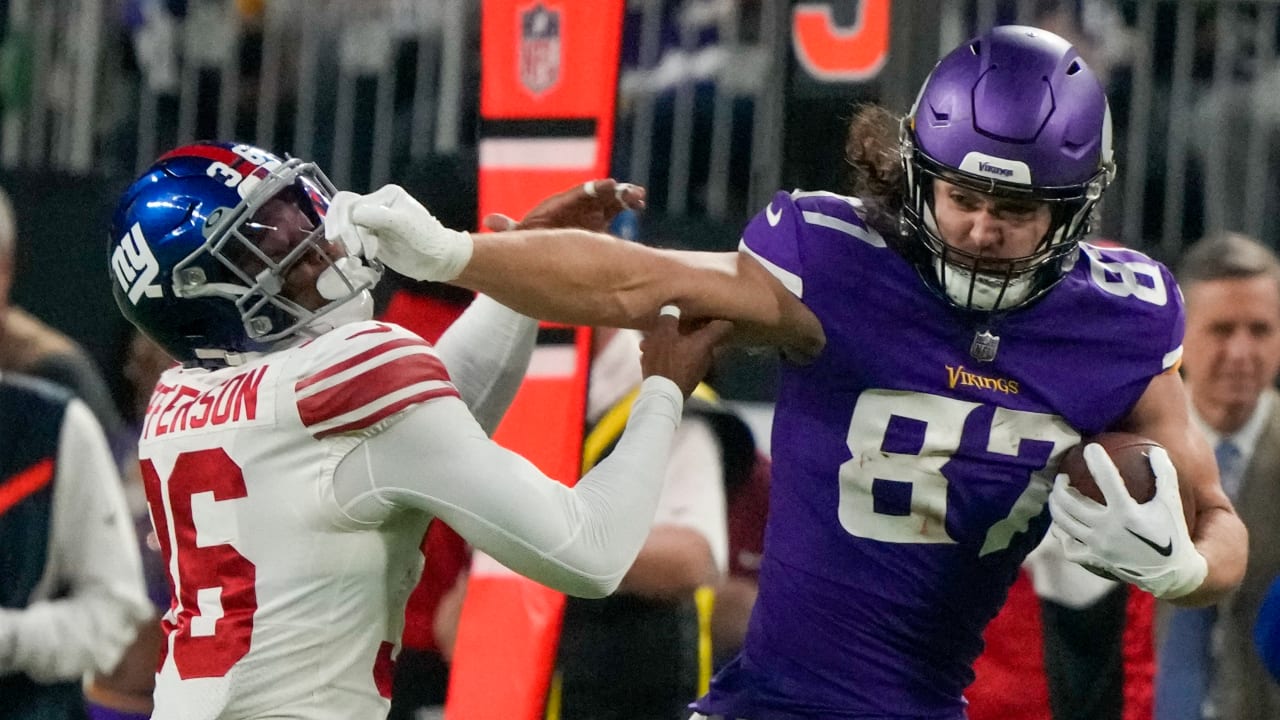 Minnesota Vikings tight end T.J. Hockenson's best plays from 129-yard ...