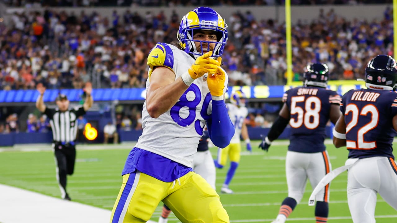 Los Angeles Rams quarterback Matthew Stafford connects with Tyler ...