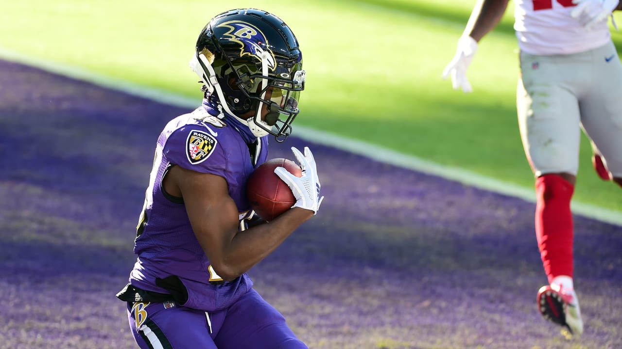 Baltimore Ravens wide receiver Marquise 'Hollywood' Brown navigates ...