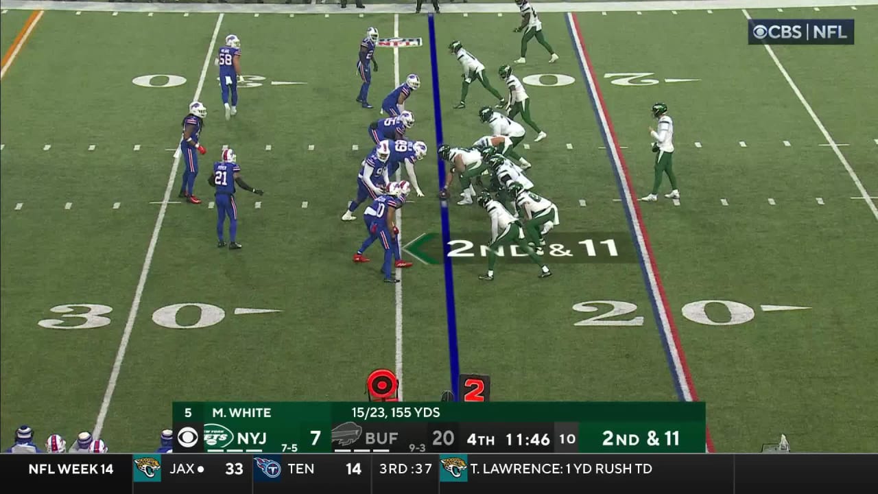 New York Jets quarterback Mike White couldn't be more accurate on 13 ...